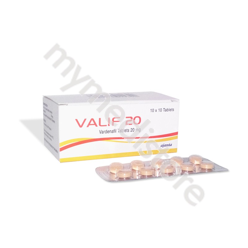 VALIF 20 MG | MyMediStore | Vardenafil 20 mg | Best Price, Quality