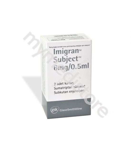 Imigran Subject 6mg/0.5ml Treatment Pack | mymedistore